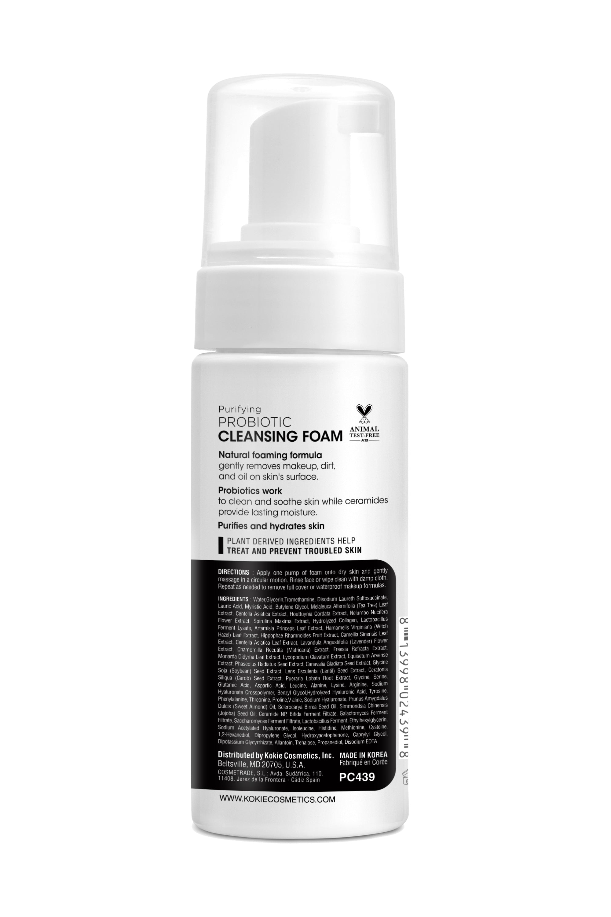 PURIFYING PROBIOTIC CLEANSING FOAM – Kokie Cosmetics